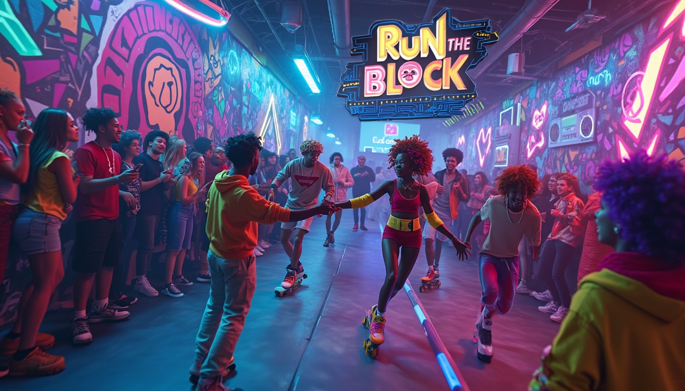 Plongez dans 'Run the Block': le mini-jeu vibrant inspiré de 'Jet Set ...