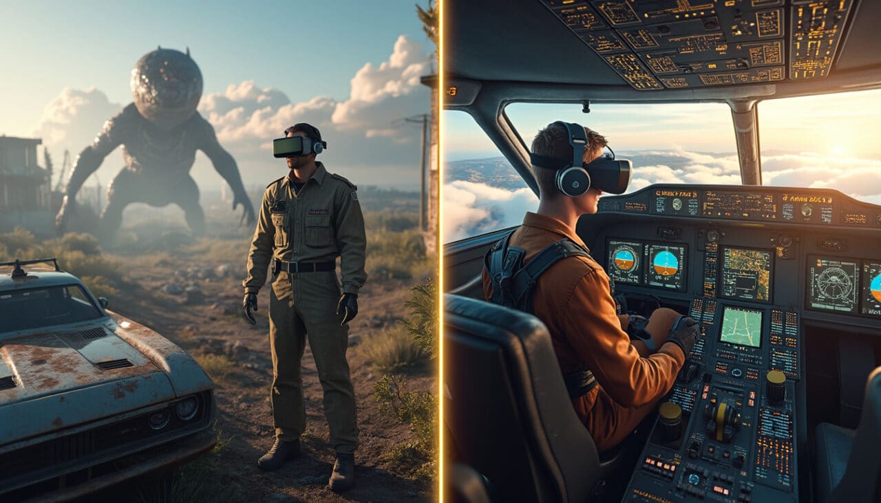 RTX 5090 : Plongée dans l'Excellence VR avec Fallout et Flight Simulator