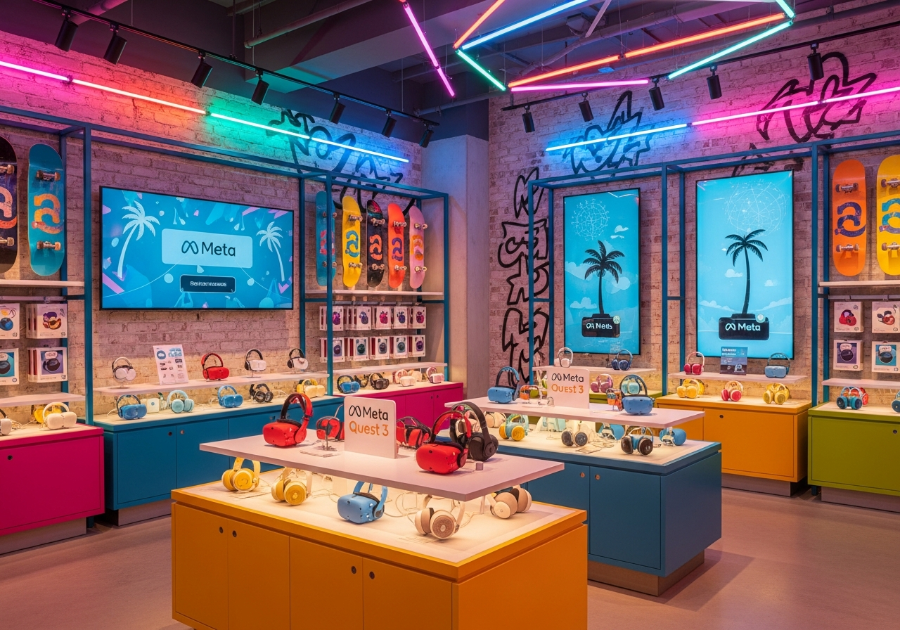 Cette boutique Meta à LA vend Quest 3 comme des bonbons